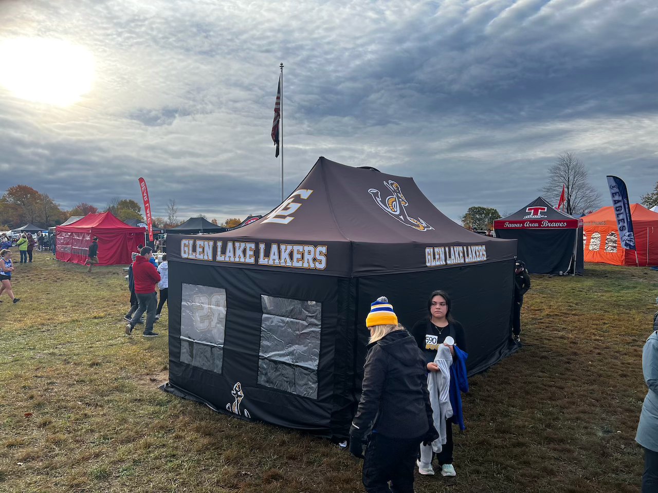 Custom Track & Field Canopy Tents | Cross Country Team Tents