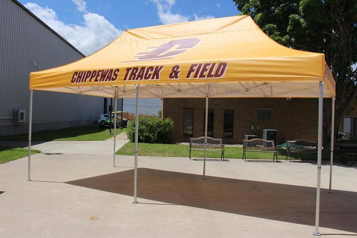Custom Track & Field Canopy Tents | Cross Country Team Tents
