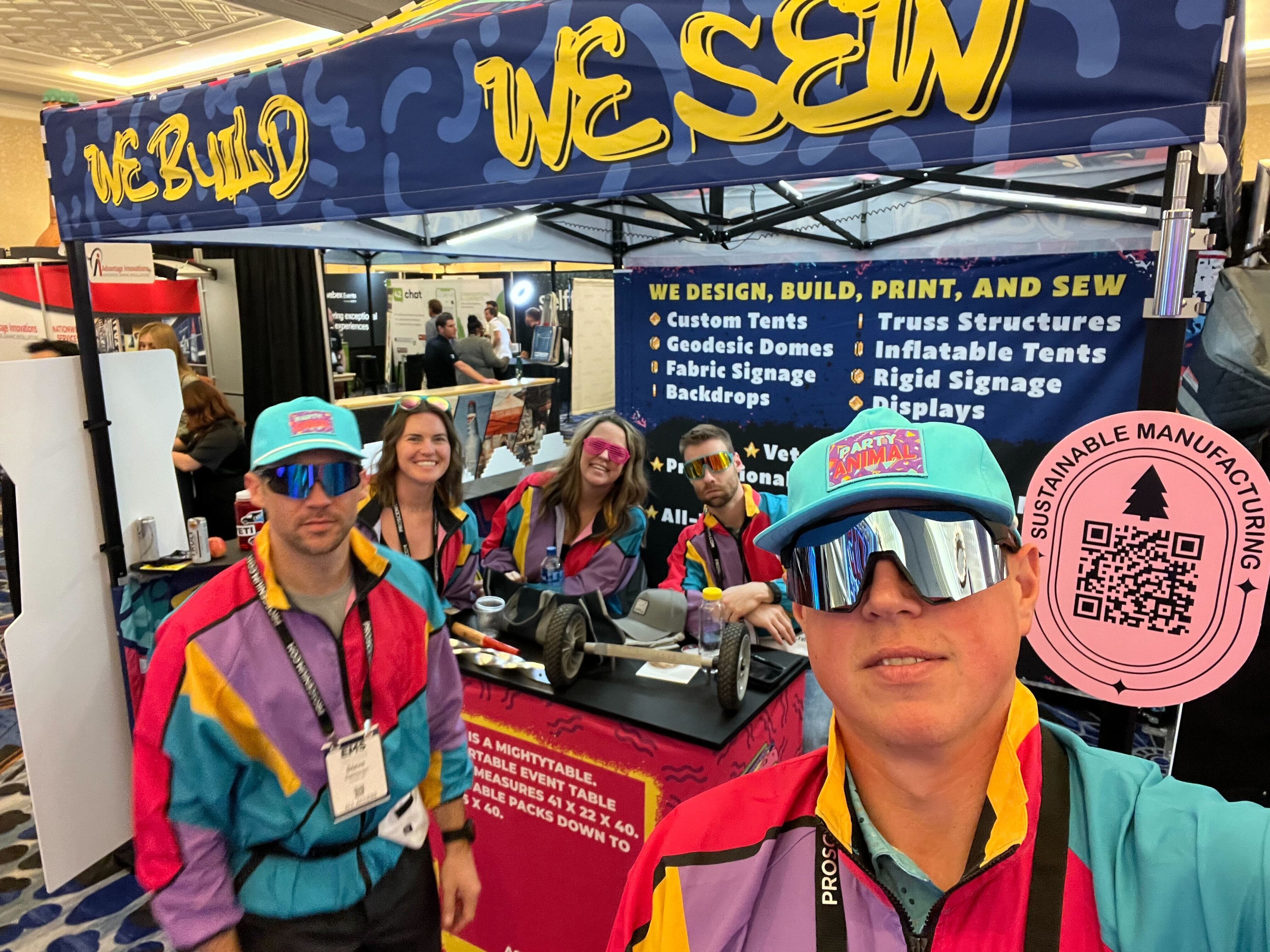 See Our '80s-Themed Custom Trade Show Booth for EMS 2023